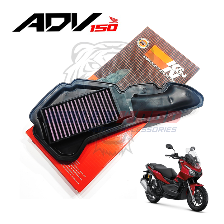 HONDA ADV150 ADV160 K&N RACING AIR FILTER NO.1 AIR FLOW HIGH ...
