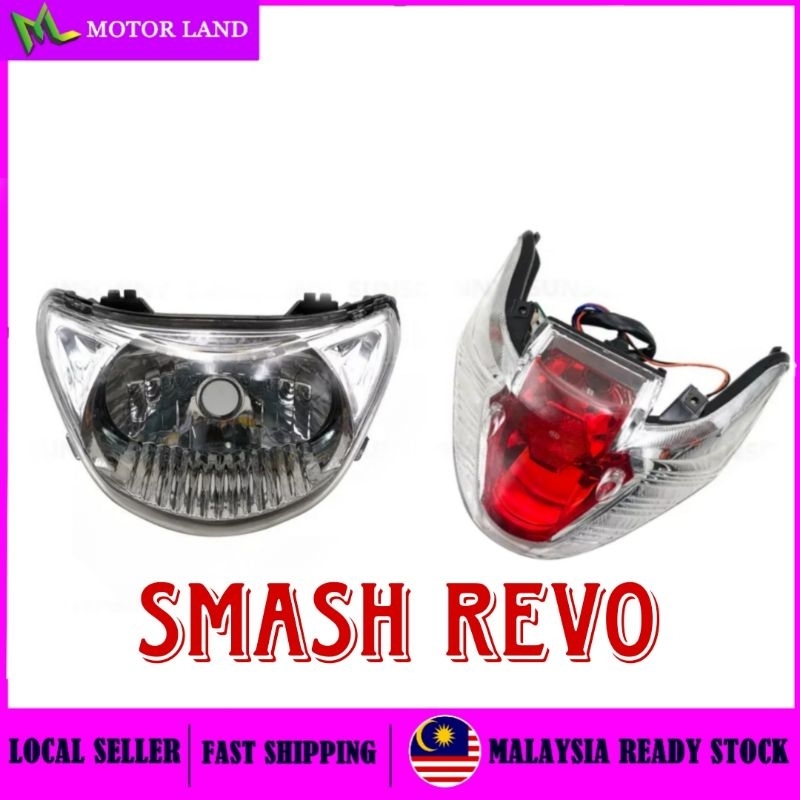 SUZUKI SMASH REVO SMASHREVO HEAD LAMP LAMPU DEPAN ASSY TAIL LAMP LAMPU ...