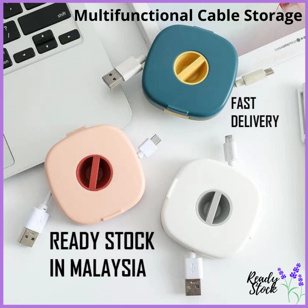 [Ready Stock] Portable Rotatable Cable Winder Data Cable Organizer ...