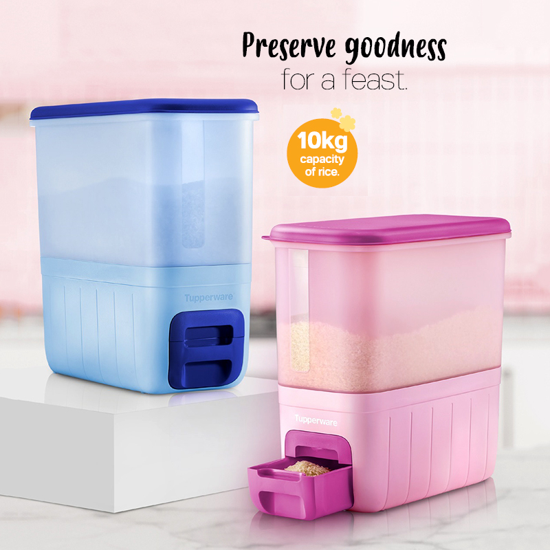 Tupperware Rice Dispenser 10kg | Shopee Malaysia