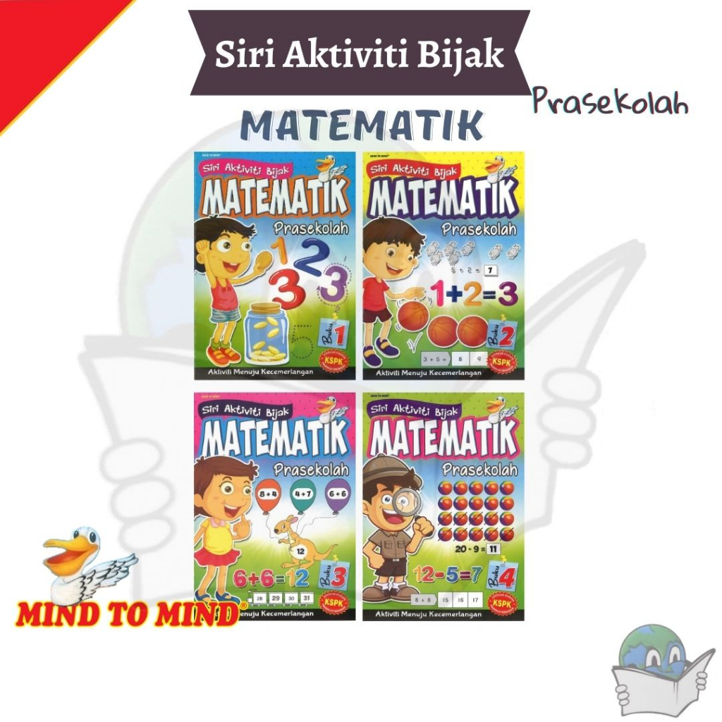 Siri Aktiviti Bijak Prasekolah Matematik [Mind to Mind] | Shopee Malaysia
