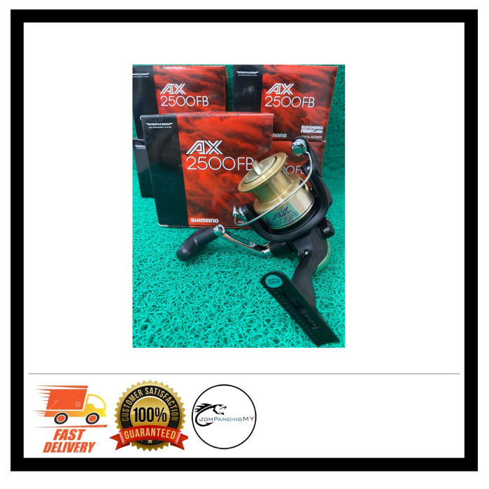 Shimano AX Spinning Fishing Reel with Free Gift Mesin Pancing Shimano ...