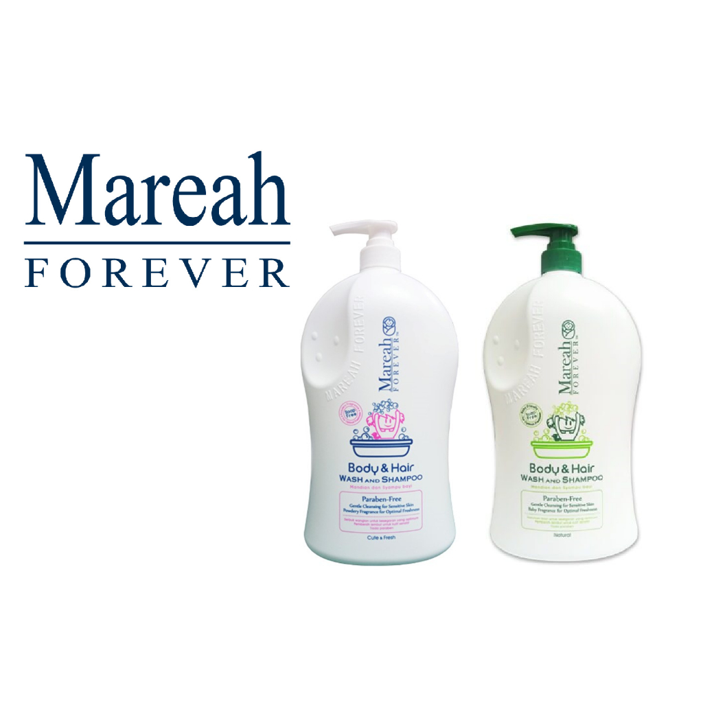 Mareah Forever - Body Wash & Hair Shampoo 2000ml | Shopee Malaysia
