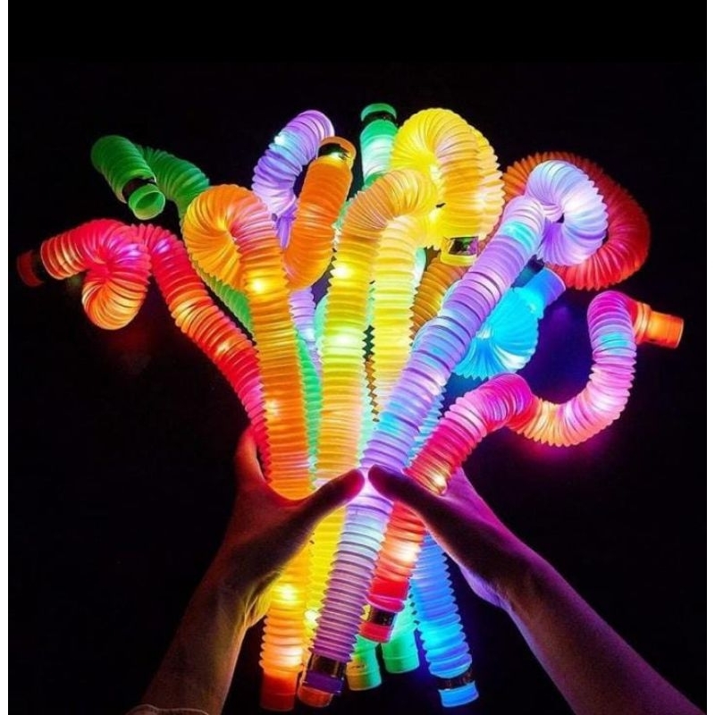 19cm Big LED Pop Tube New Pop Light Tubes Sensory Fidget Toy Flash ...