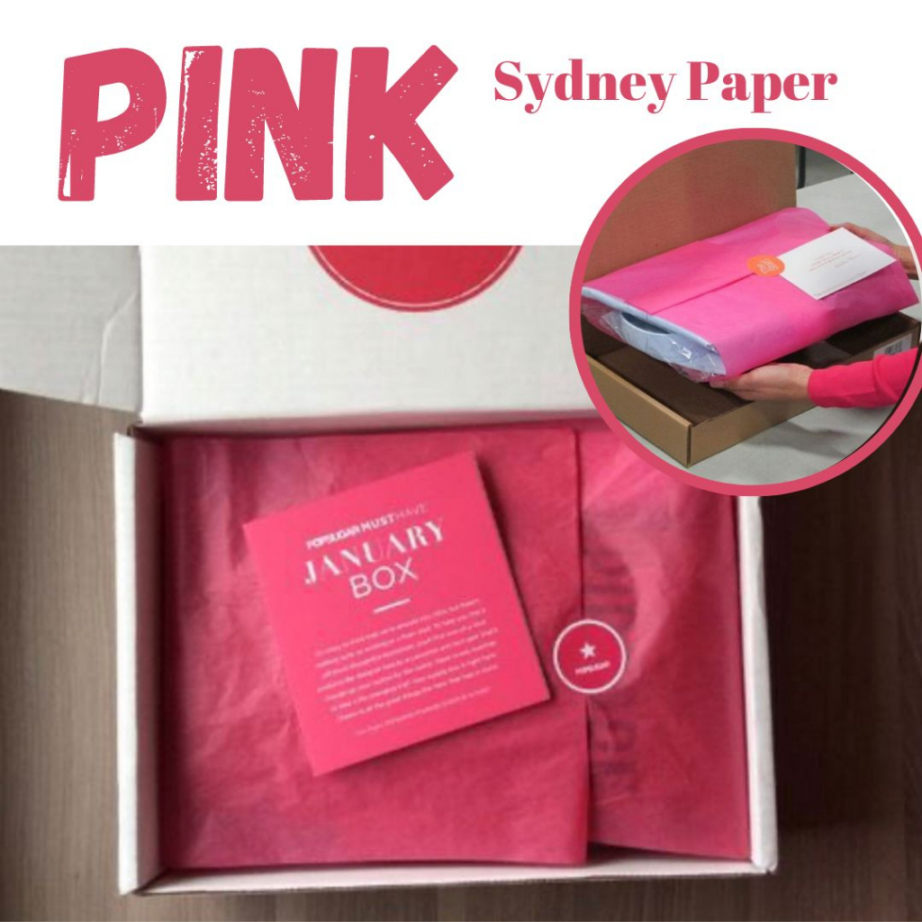 Pink Colour Sydney Wrapping Paper (10/50/100pcs) Pembalut Hadiah Gift ...