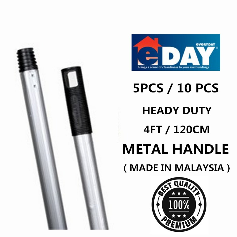 EDAY 4ft / 120cm Heavy Duty Broom Metal Handle ( Batang Penyapu Besi ...