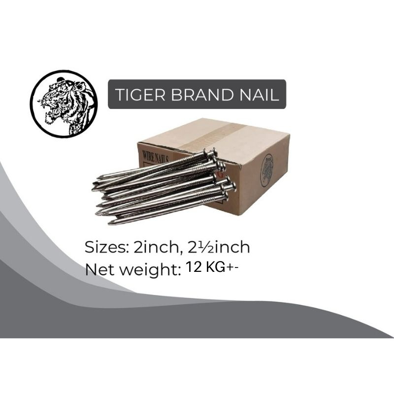 [1 BOX]12KG TIGER NAIL PAKU KAYU 1-1/2" /2''/ 2 1/2''/ 3"/ 4" INCH ...