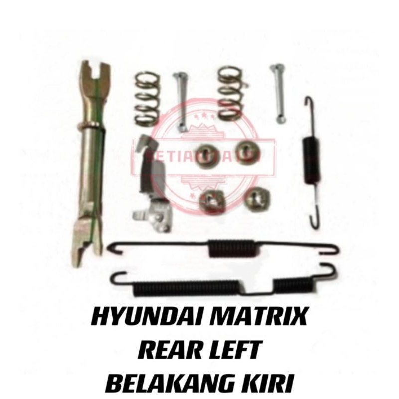 HYUNDAI MATRIX REAR BRAKE SHOE KIT SET/BRAKE SHOE REPAIR KIT SET/BRAKE ...
