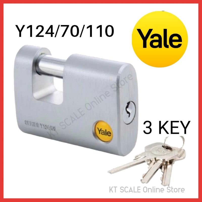 YALE Y124/70/110 ARMOUR TYPE ANTICUT PADLOCK | Shopee Malaysia