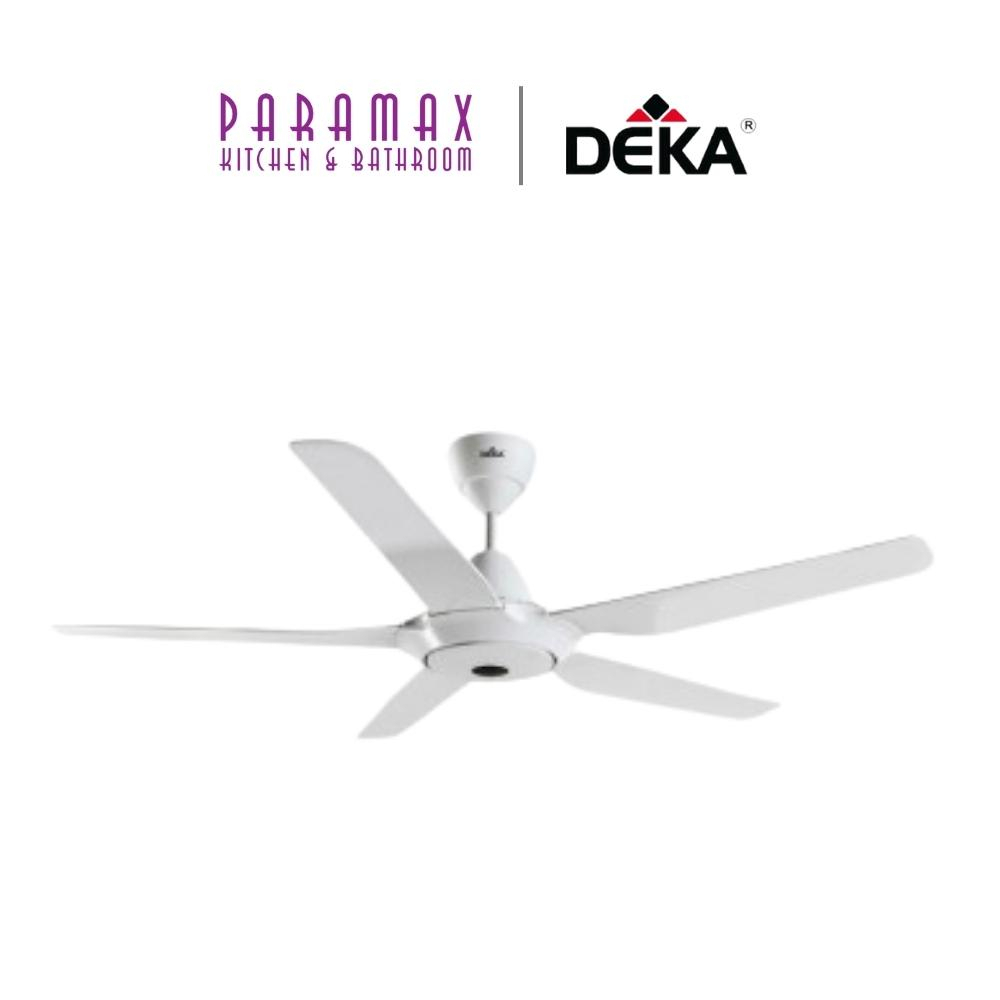 Deka SV22 56" 5 Blades AC Motor Ceiling Fan - White | Shopee Malaysia