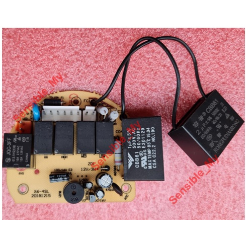 Deka / Kronos 4 speed with Lamp R9L PCB Board Mother Board Kipas Siling ...