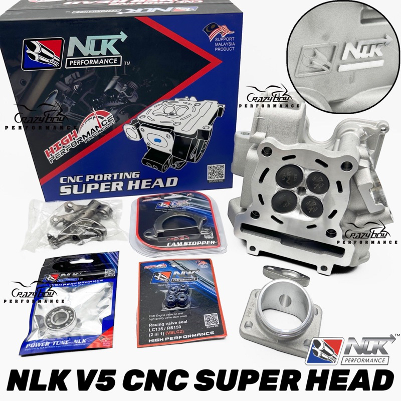 NLK PERFORMANCE RACING SUPER HEAD PORTING OVAL CNC V5 20/23 22/25 23/26 ...