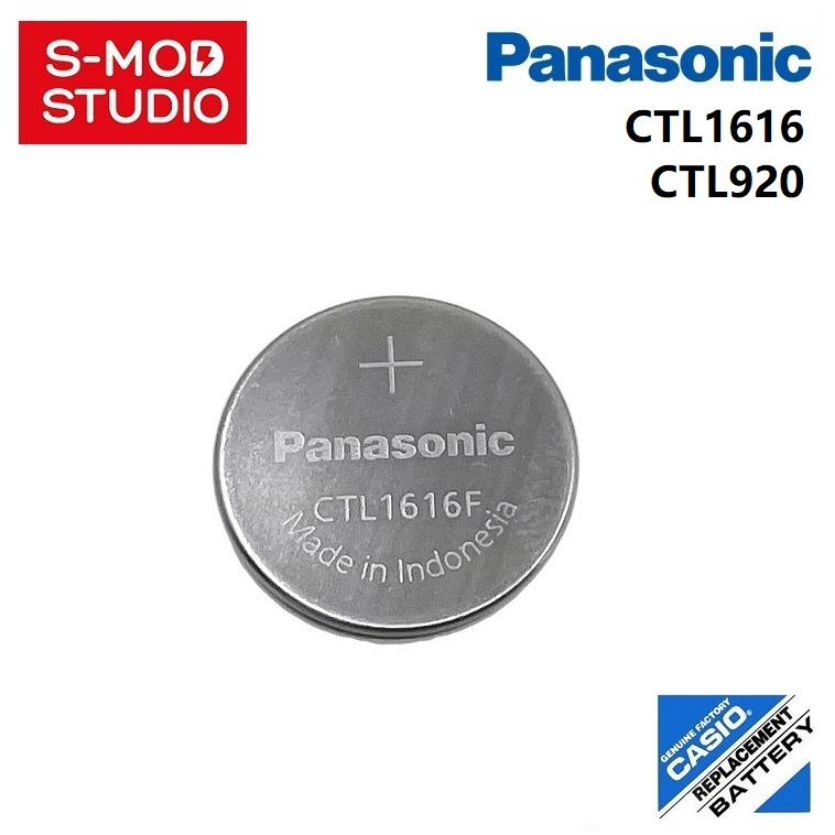 Panasonic CTL1616 CTL920 G-Shock Solar Rechargeable Battery | Shopee ...