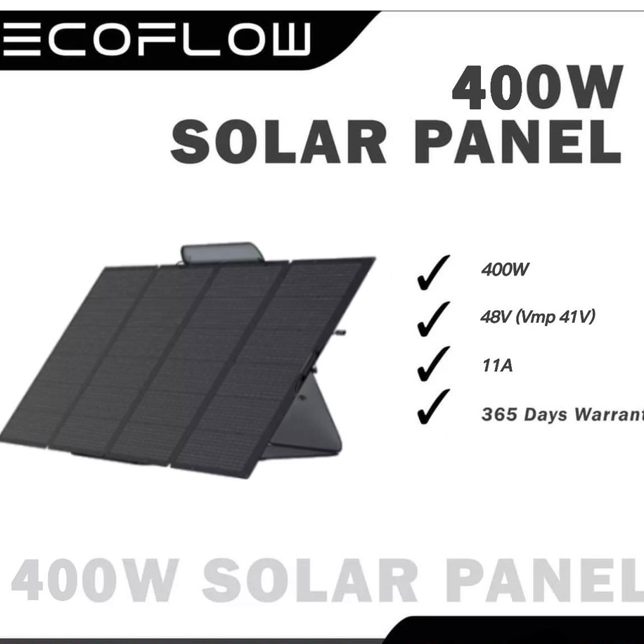 ECOFLOW 400W Solar Panel Kit Waterproof IP68 | Shopee Malaysia