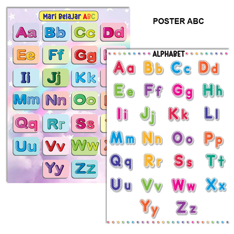 (A3 SIZE) POSTER BELAJAR ABC LEARN ALPHABET | Shopee Malaysia