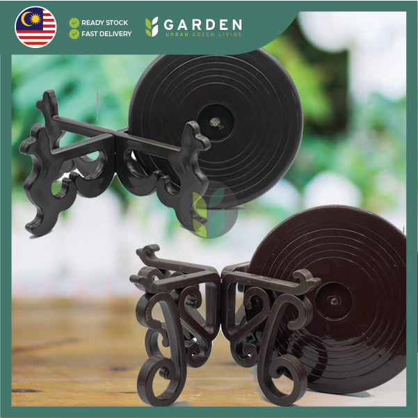 16cm-37cm WOOD FINISH Plastic Classic Flower Pot Plant Stand Leg ...