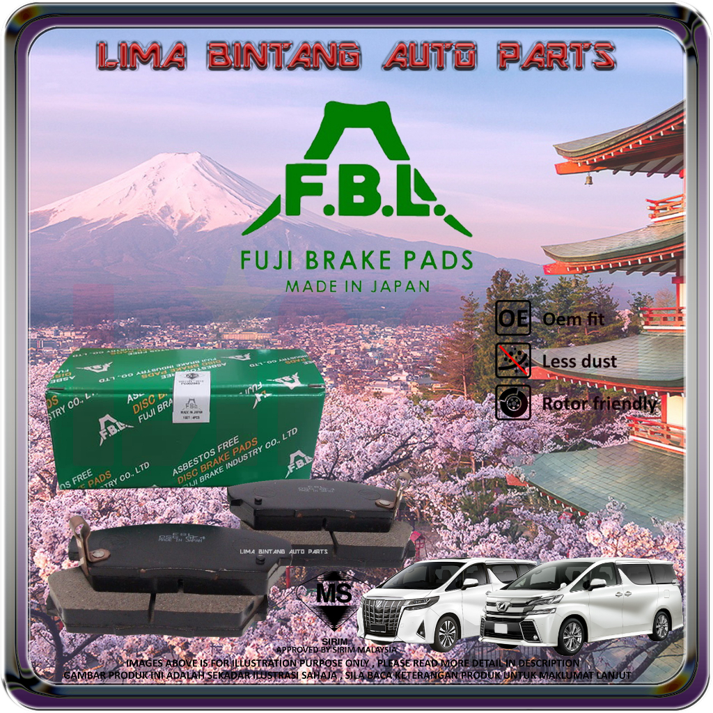 [ FBL HEAVY DUTY ] Toyota Alphard , Vellfire AGH30 GGH30 Front Brake ...