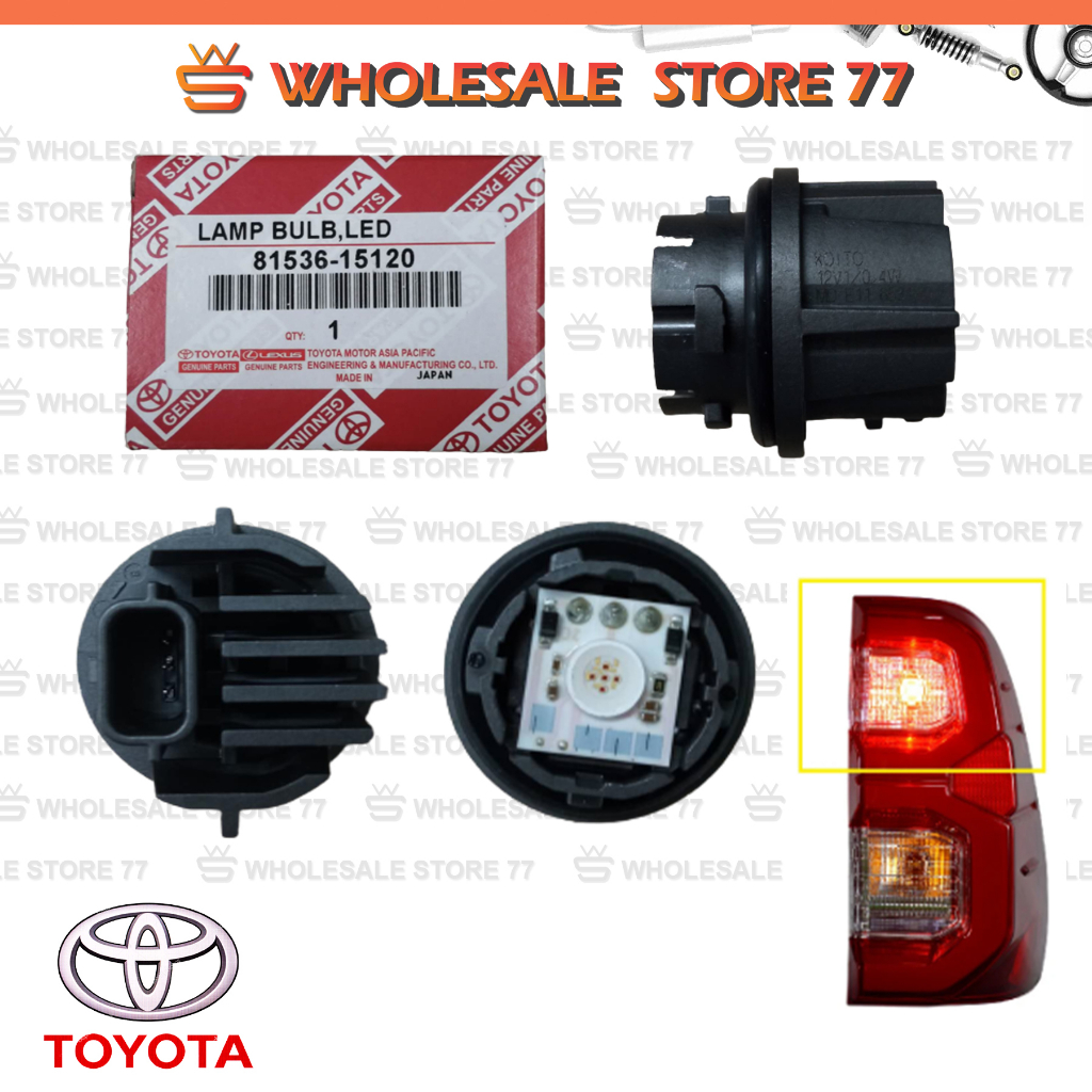 PROMOSI !! ORIGINAL TOYOTA HILUX REVO ROCCO ROGUE 81536-15120 LED LAMP ...