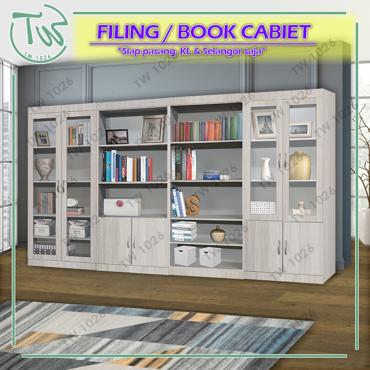 TW 【Siap Pasang】【KL & Selangor Area Saja】Book Cabinet/Filing Cabinet ...