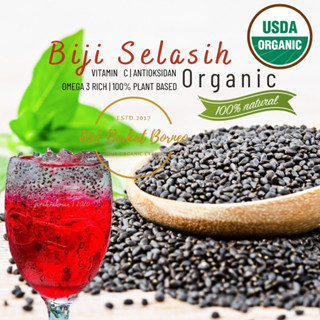 Organic Biji Selasih/Basil Seed/Sirap Selasih[MUSLIM SELLER) | Shopee ...