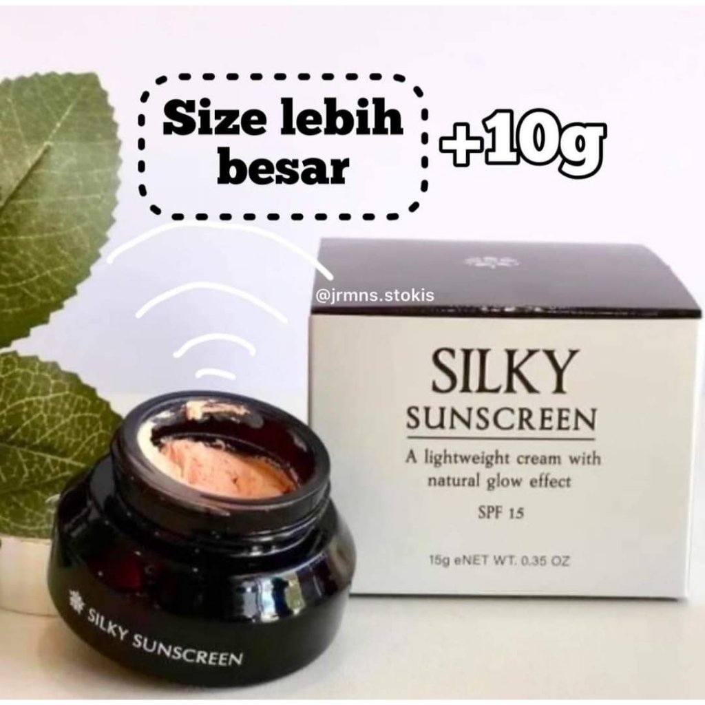 JRM SILKY SUNSCREEN 15g | 100% ORIGINAL | Shopee Malaysia