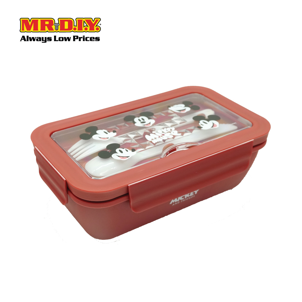 Disney Mickey Lunch Box (20.5cm x 12.5cm x 7.5cm) | Shopee Malaysia