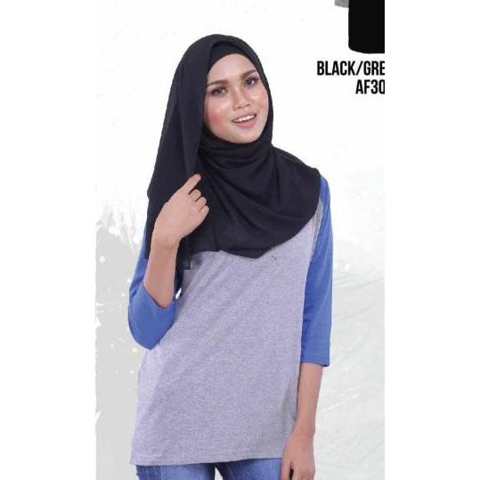 [ Baju Raglan Termurah! ] Alam Fashion Premium Cotton Raglan Three ...