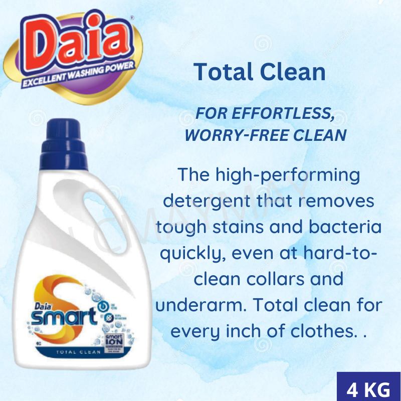 DAIA SMART Liquid Detergent 3.6L & 3.8L | Shopee Malaysia