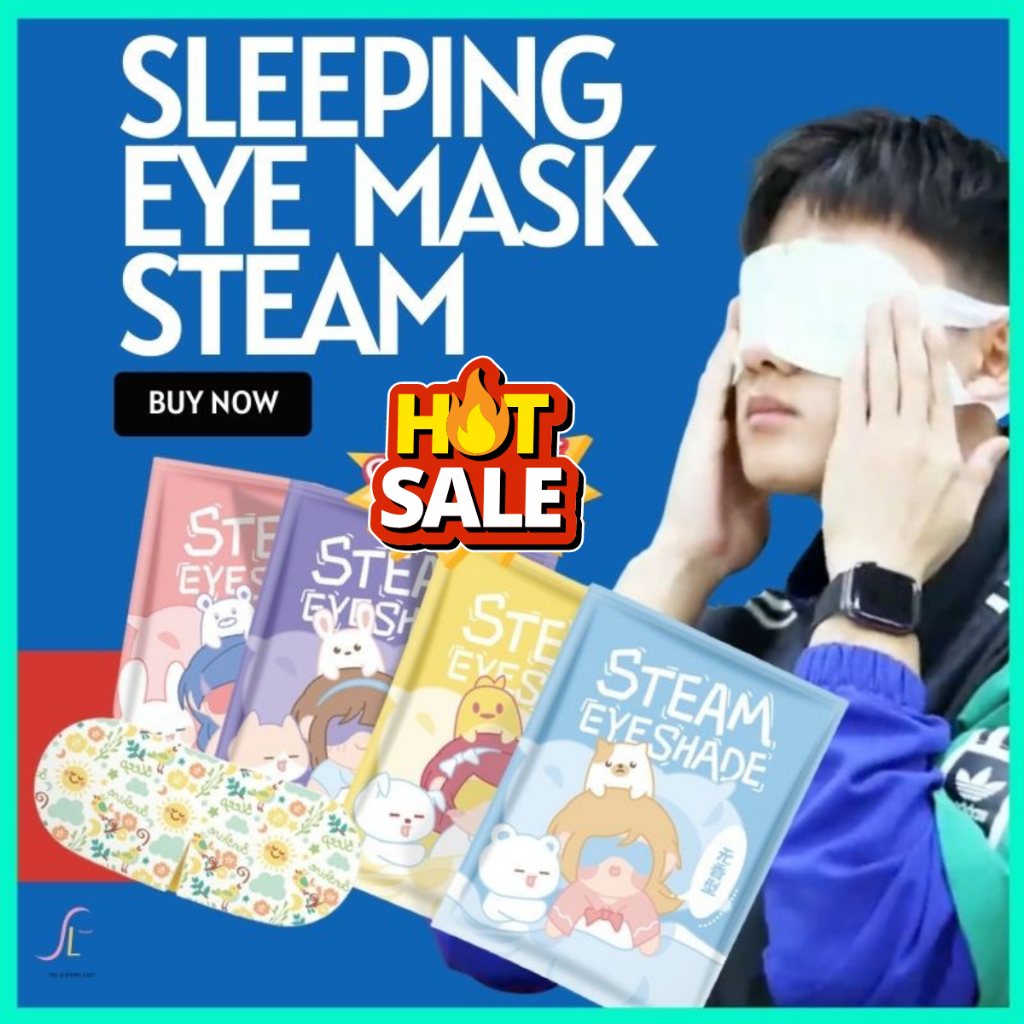 Steam Eye Mask Hot Skincare Eye Masks Dark Circle Cute Sleeping EyeMask ...
