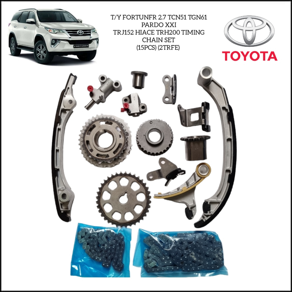 TOYOTA FORTUNER 2.7 TGN51,TGN61,PARDO TXL TRJ152,HIACE TRH200 TIMING ...