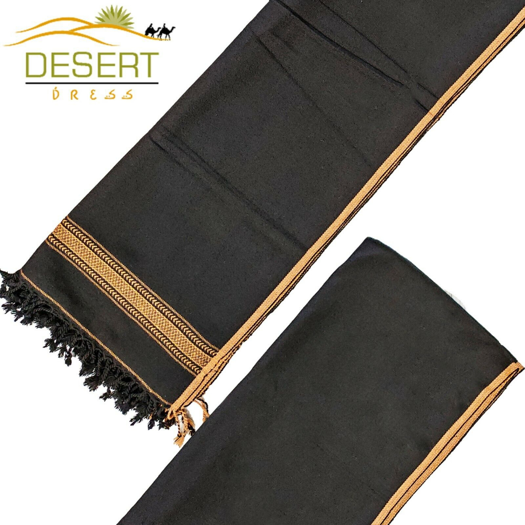 Afghan Patu Blanket Islam Muslim Black Rida Yamani Original Woven ...