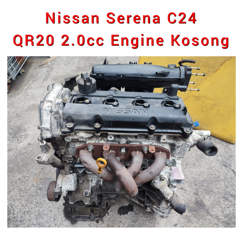 Nissan Serena C24 X-Trail NT30 2WD QR20 2.0cc Enjin Kosong / Empty ...