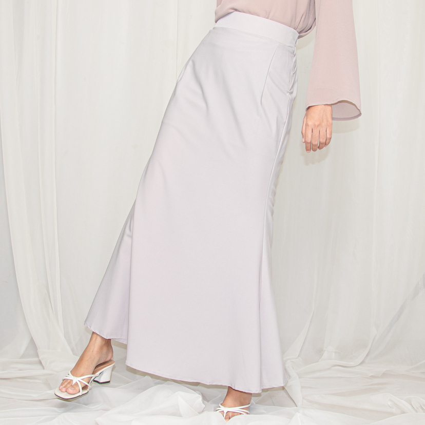 [Ready stock] - Less iron Plain Mermaid Skirt - Kain labuh - Muslimah ...