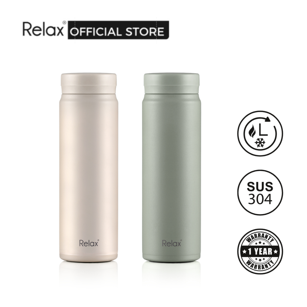 RELAX Botol Termos Keluli Tahan Karat SUS304 Stainless Steel Thermal ...