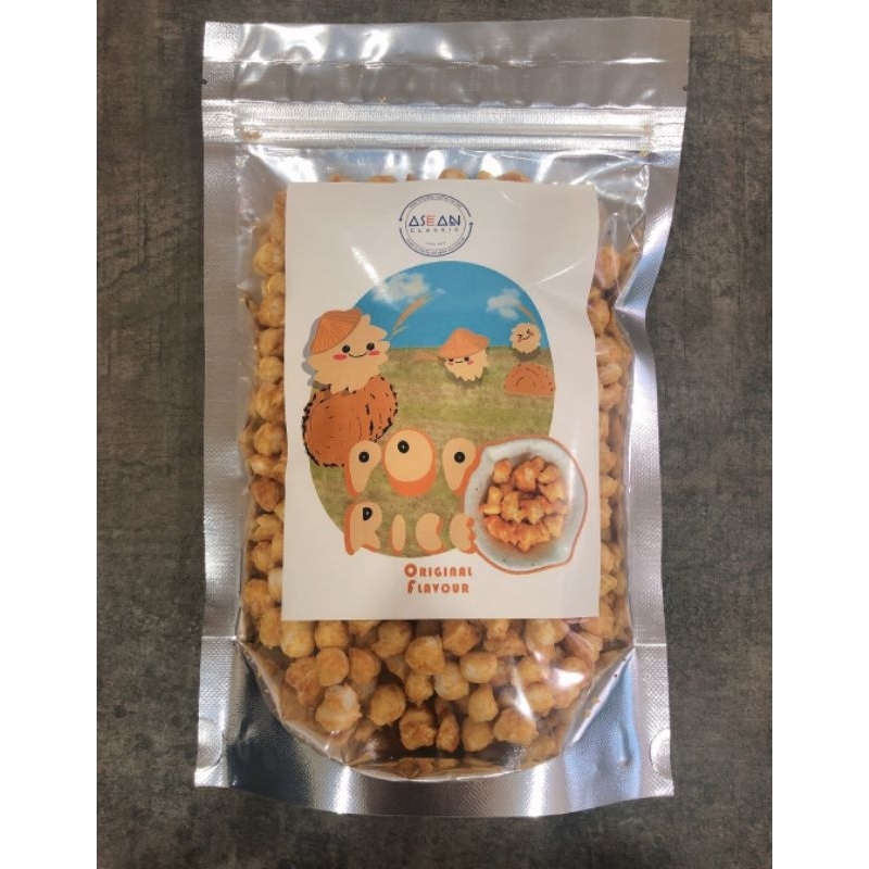 Crispy Pop Rice Snack | Poprice | Original, Salted Caramel, Spicy | 爆米花 ...