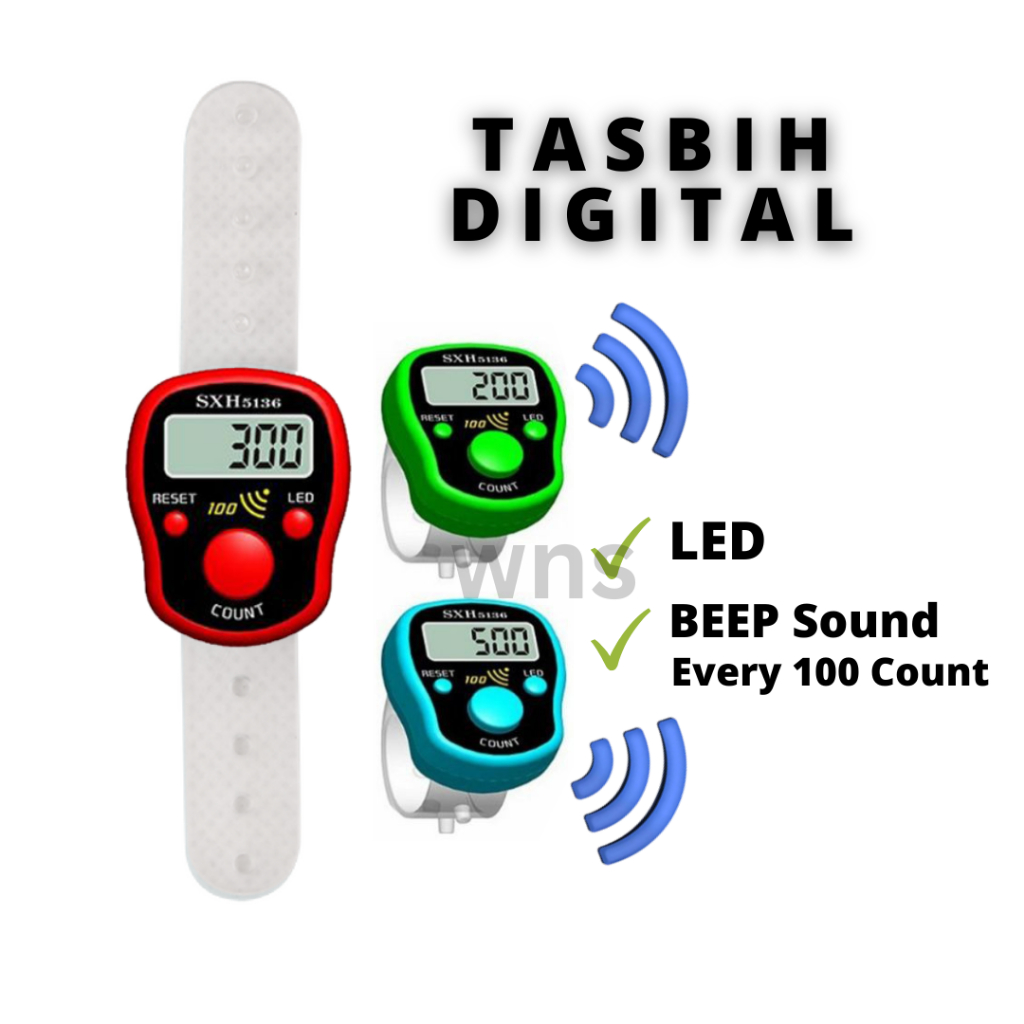 Tasbih Beep Tasbih Digital LED Digital Counter Rosary | Shopee Malaysia