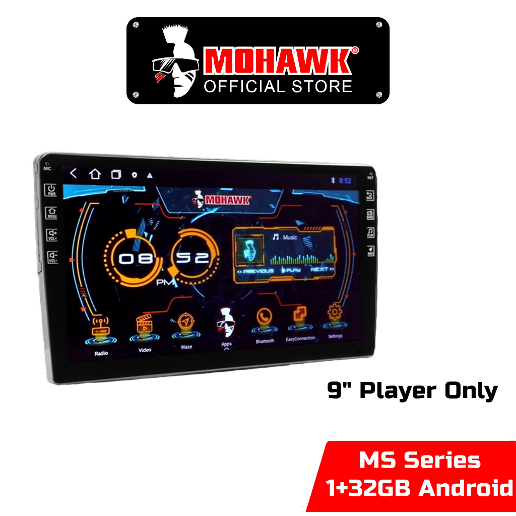 Mohawk MS Series QLED Car Android Player Plug n Play For Proton Perodua ...