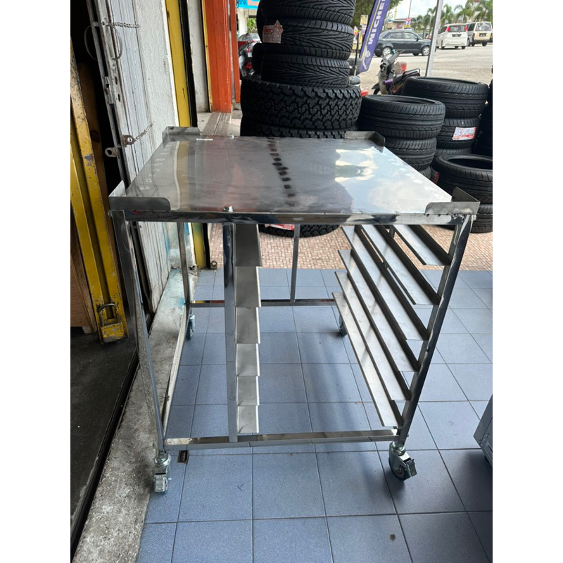 SSODD COMBAT OVEN SD60 & BULLY DSL-4A STAINLESS STEEL RACK 6 LAYER WITH ...