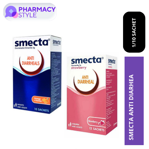 Smecta Strawberry/ 0riginal 3g x 12s (for Diarrhea) | Shopee Malaysia