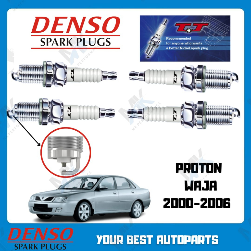 TT Spark Plug Denso Nickel K20TT Proton Waja 2000-2006 1Box=4pcs ...