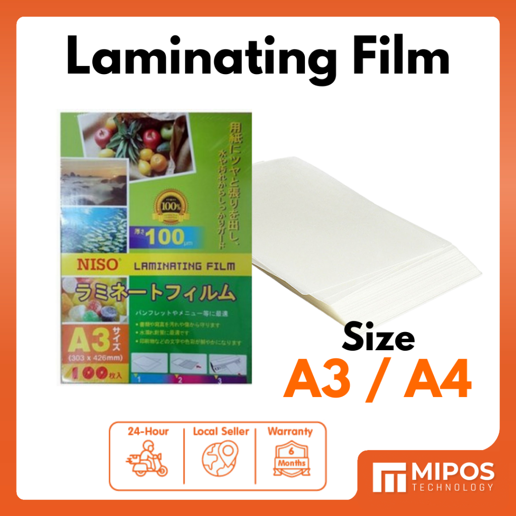 [High Quality] Laminating Film Niso A3 A4 / High Quality Laminator Film / Plastik Laminate A3 A4 ...