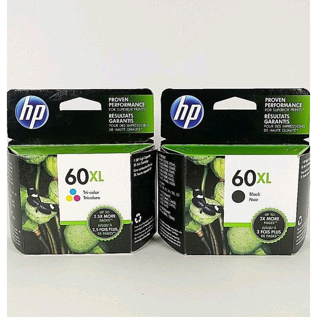 HP 60XL (BLACK/ TRI-COLOUR) ORIGINAL INK CARTRIDGE | Shopee Malaysia