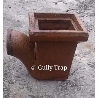 clay gully trap 150mmx100mm Glazed Gully Traps 6" x 6" x 4" | Shopee ...