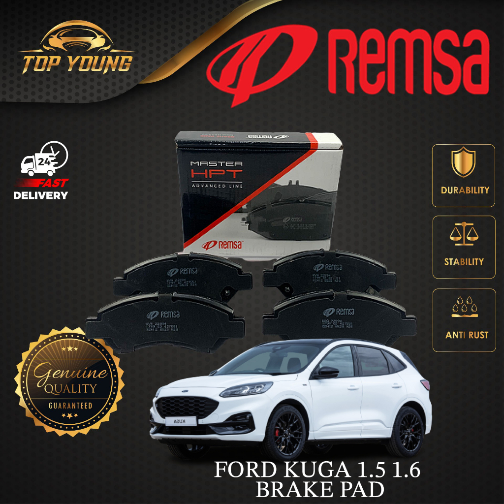 REMSA FORD KUGA 1.5 / 1.6 FRONT & REAR ( DEPAN & BELAKANG ) BRAKE PAD ...