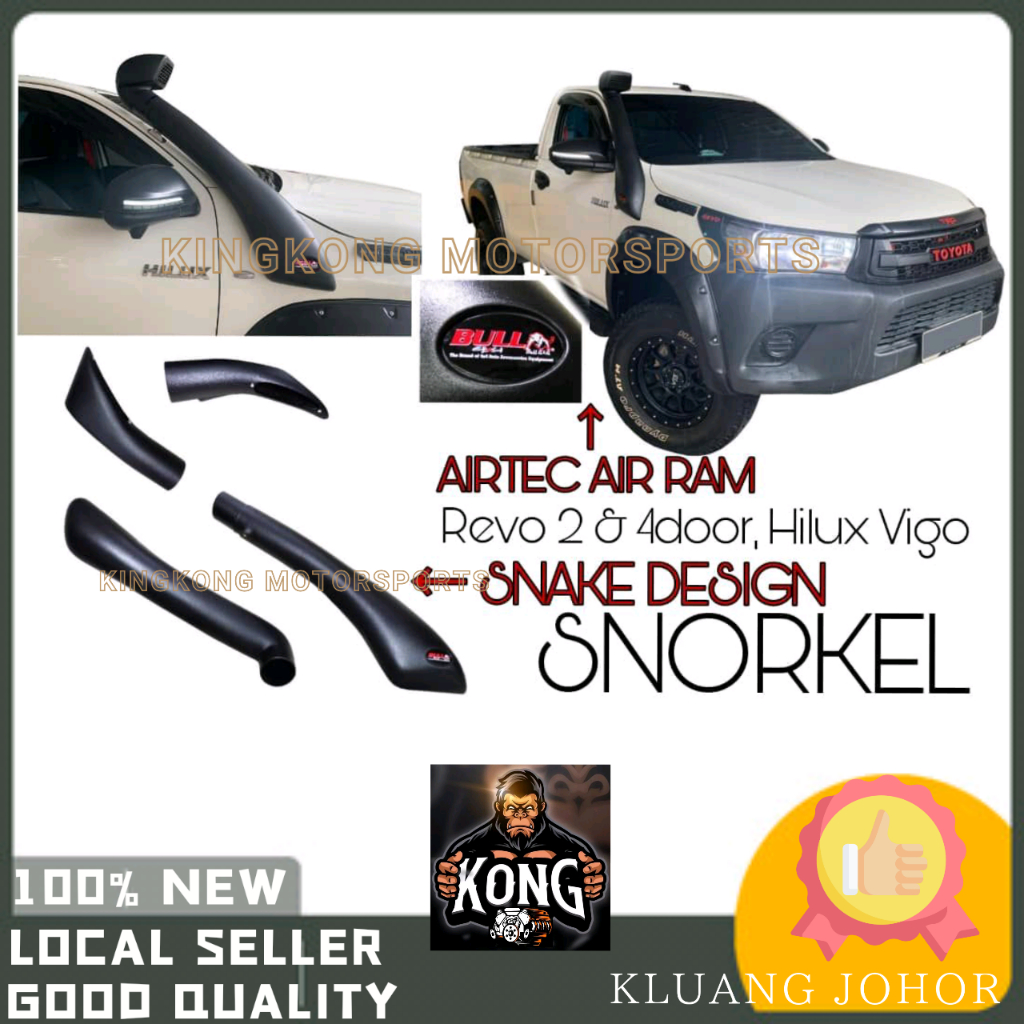 REVO ROGUE SINGLE CAB DOUBLE CAB SNORKEL BULL AIRTEC AIR RAM REVO 2 OR ...