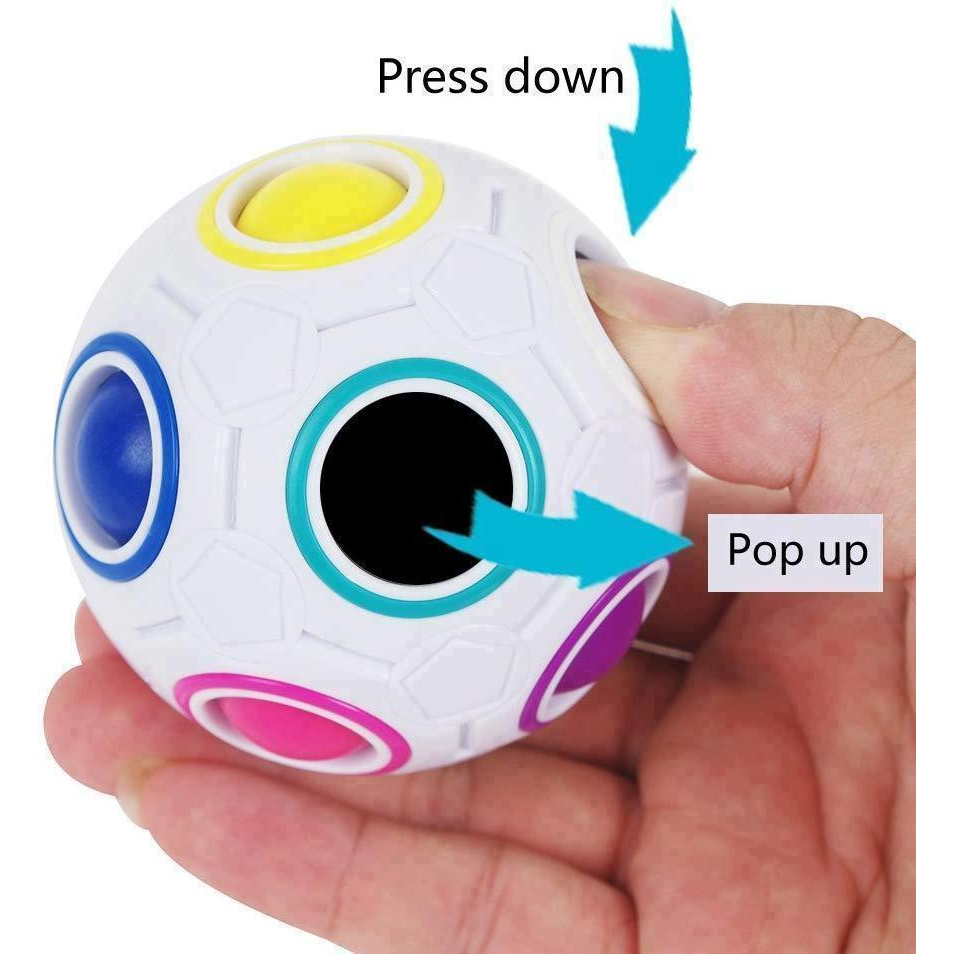 Magic Puzzle Ball Fidget Toys IQ Game Autism ADHD Therapy Toys Stress ...