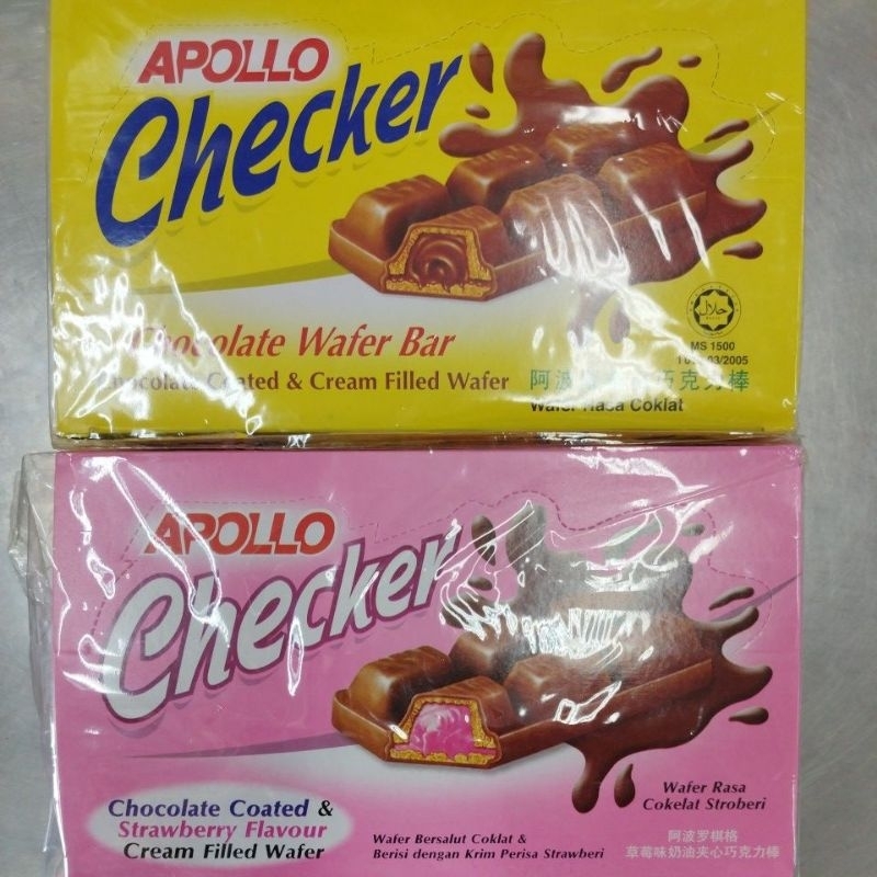 Apollo Checker Wafer Bar (18gx24pcs) | Shopee Malaysia