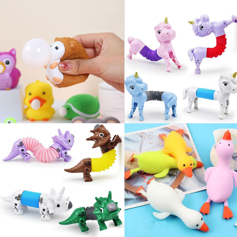 TPR Soft Squeeze Toys and DIY Pop Tubes Sensory Toys for Autistic ...