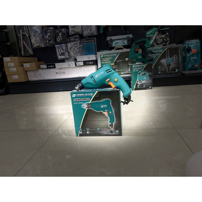 Power Action ELECTRIC DRILL 350W HD350 | Shopee Malaysia
