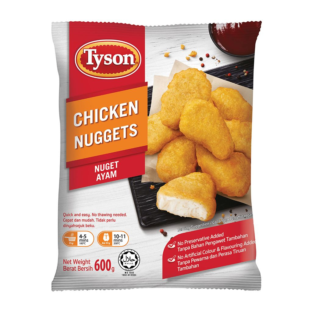 TYSON chicken nuggets, 500g | Shopee Malaysia
